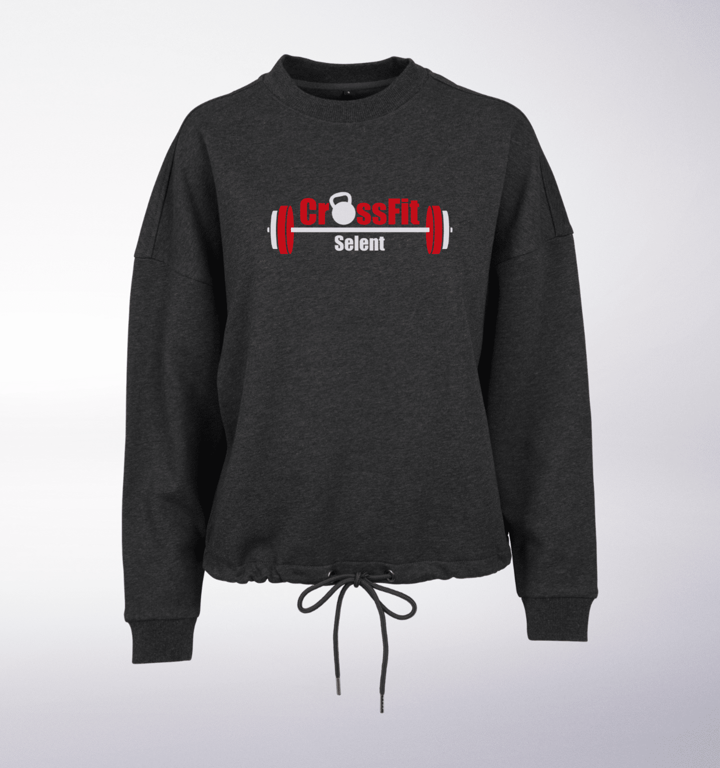 CrossFit® Selent Damen Oversized Sweater - Charcoal » EMOM.eu - EMOM ...